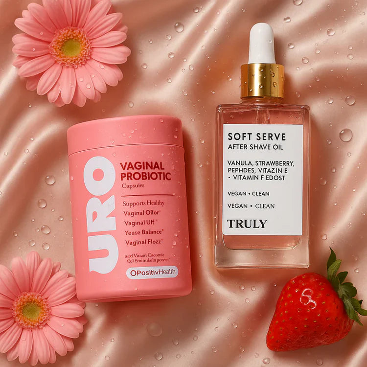 KIT ÍNTIMO: URO PROBIÓTICOS VAGINALES + ACEITE TRULY || CUIDADO COMPLE ...